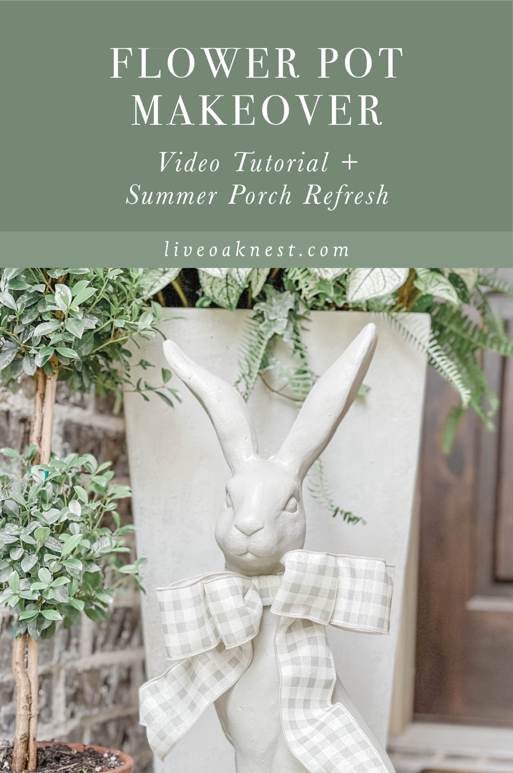 Flower Pot Makeover - Live Oak Nest