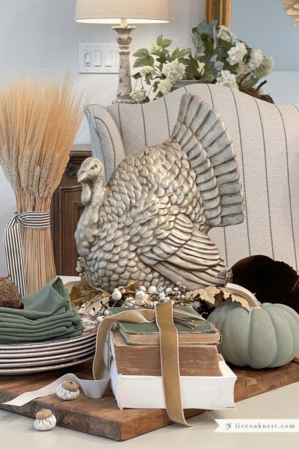 Painted Turkey Decor - Live Oak Nest