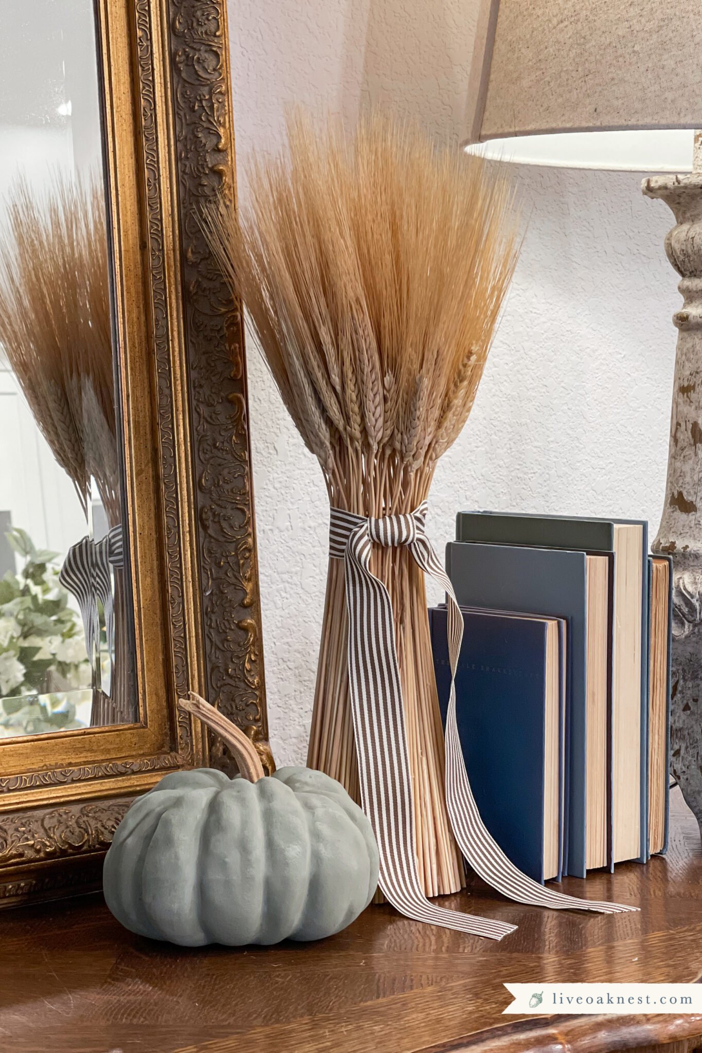 French Cottage Fall Decor - Live Oak Nest French Country Cottage Home