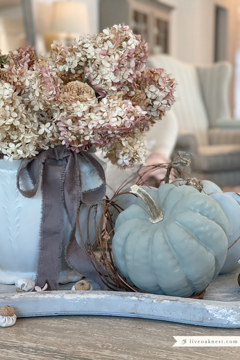 French Cottage Autumn Home Decor Inspiration - Live Oak Nest