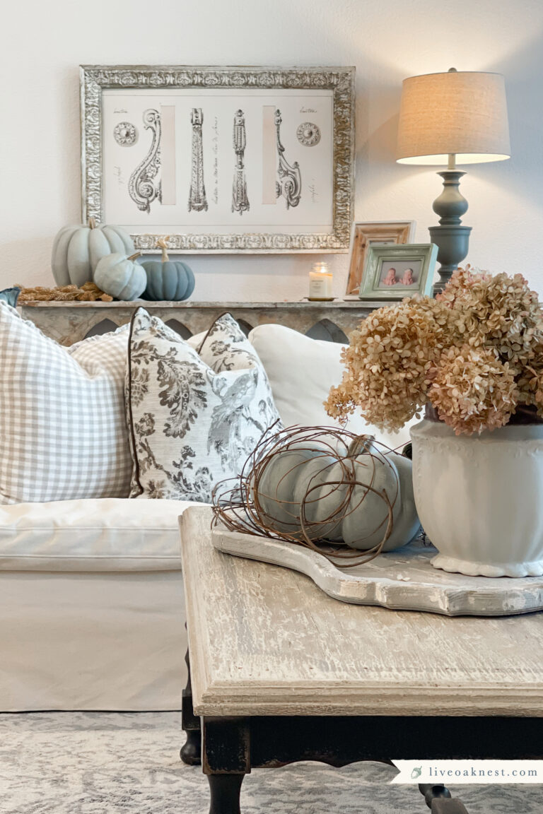 French Cottage Autumn Home Decor Inspiration - Live Oak Nest French ...